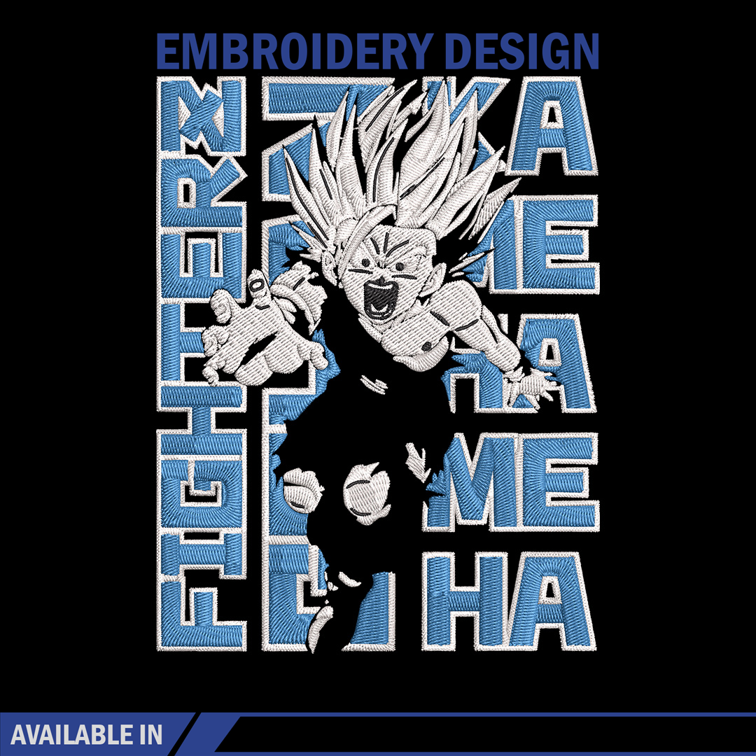 Gohan poster Embroidery Design, Dragonball Embroidery, Embro | Inspire ...