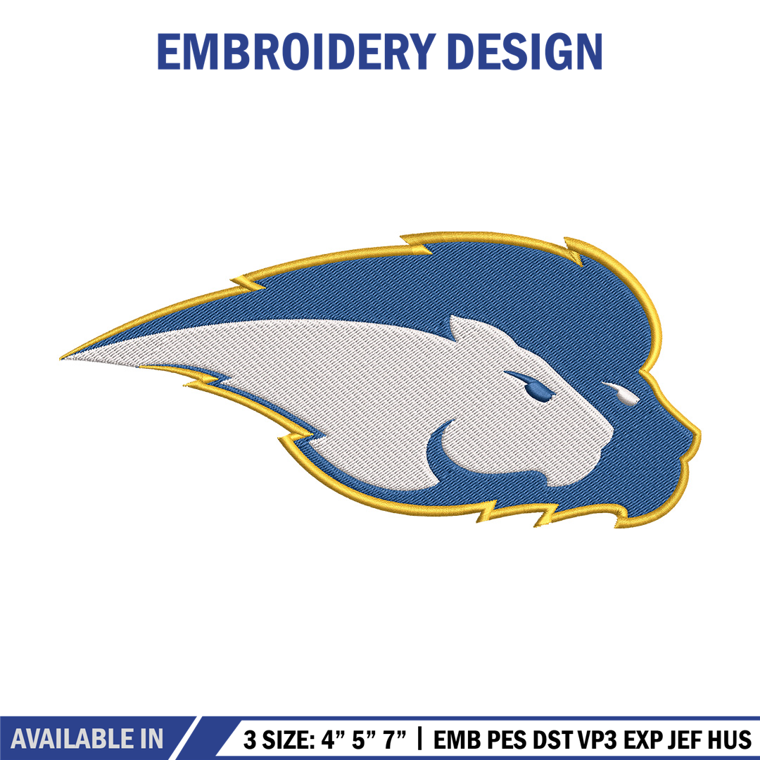 Hofstra University logo embroidery design, NCAA embroidery, | Inspire ...
