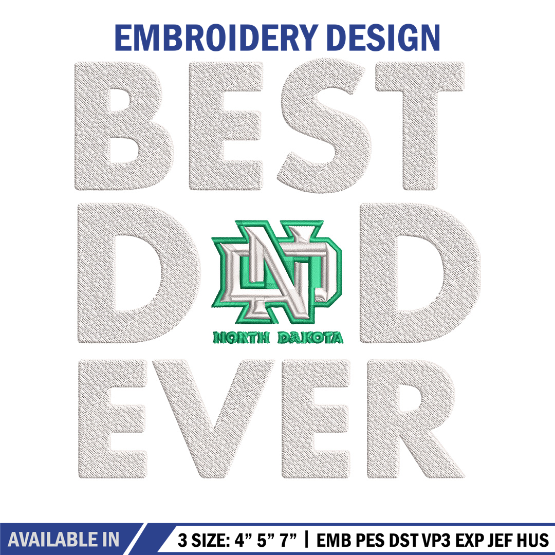 North Dakota poster embroidery design, NCAA embroidery, Spor | Inspire ...