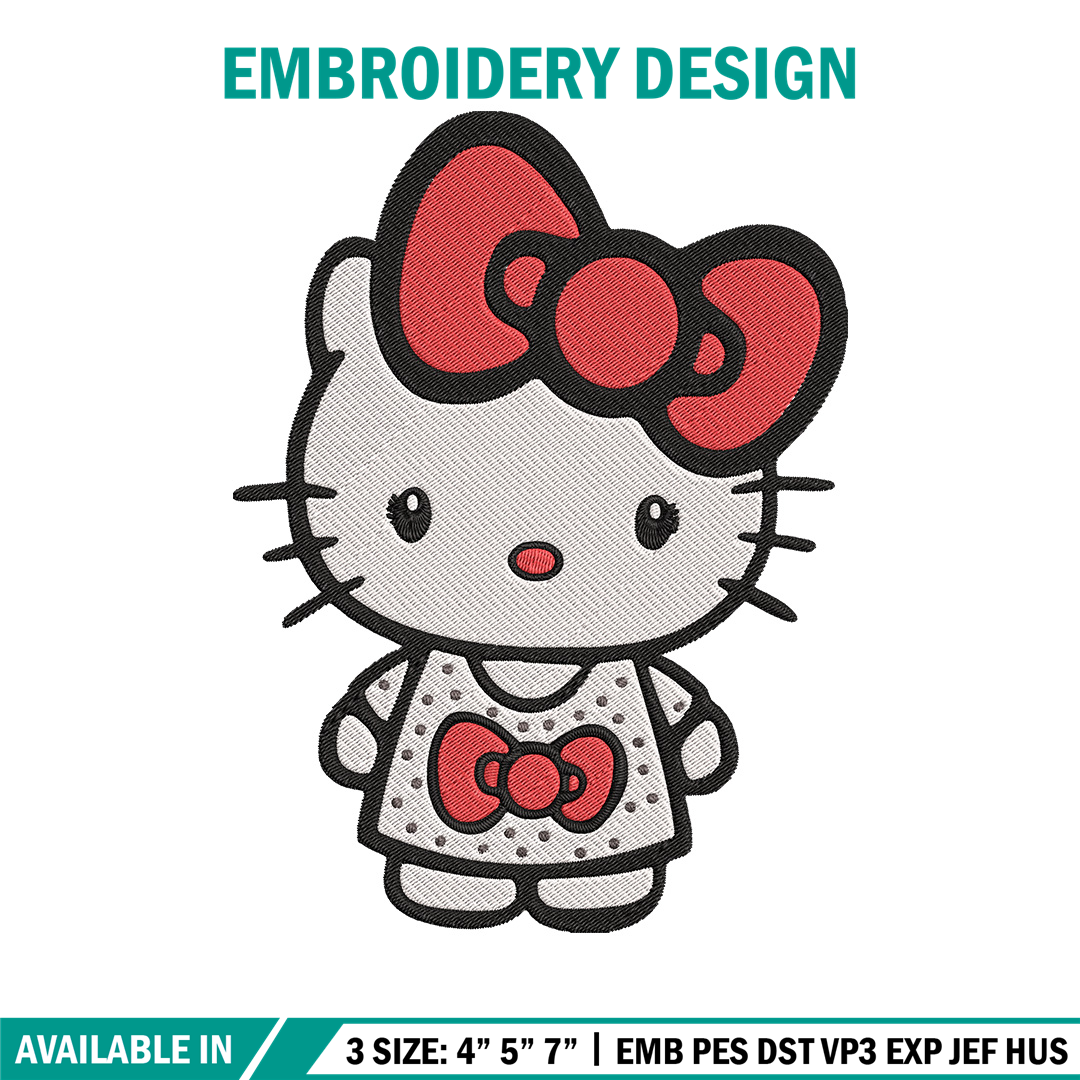Hello kitty cute Embroidery Design,Hello kitty Embroidery,Em - Inspire ...