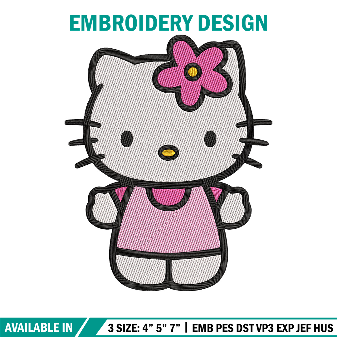 Hello kitty Embroidery Design, Hello kitty Embroidery, Embro | Inspire ...