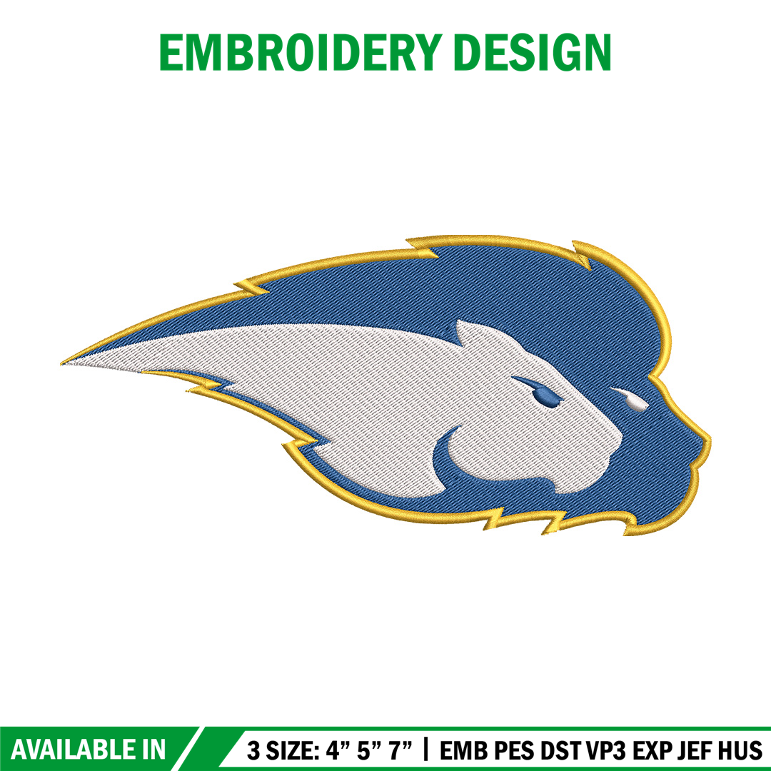 Hofstra University logo embroidery design, NCAA embroidery, | Inspire ...