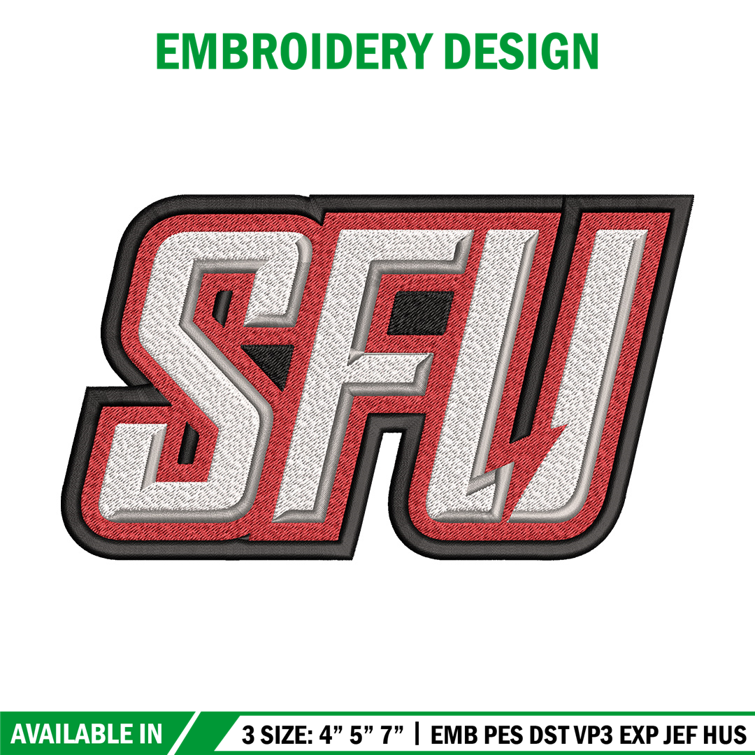 Saint Francis logo embroidery design, NCAA embroidery, Embro | Inspire ...