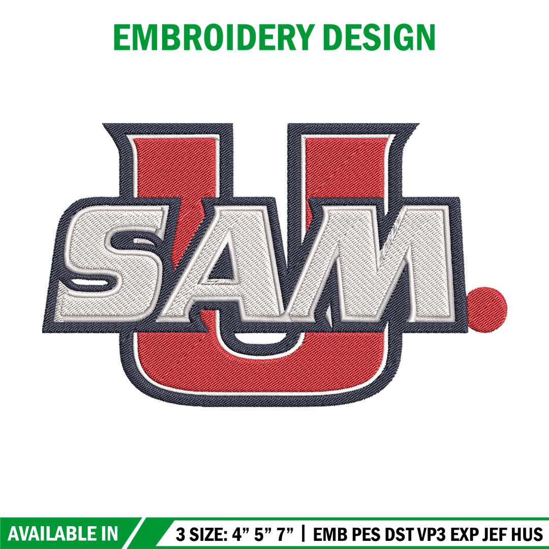 Samford University logo embroidery design, NCAA embroidery, | Inspire ...