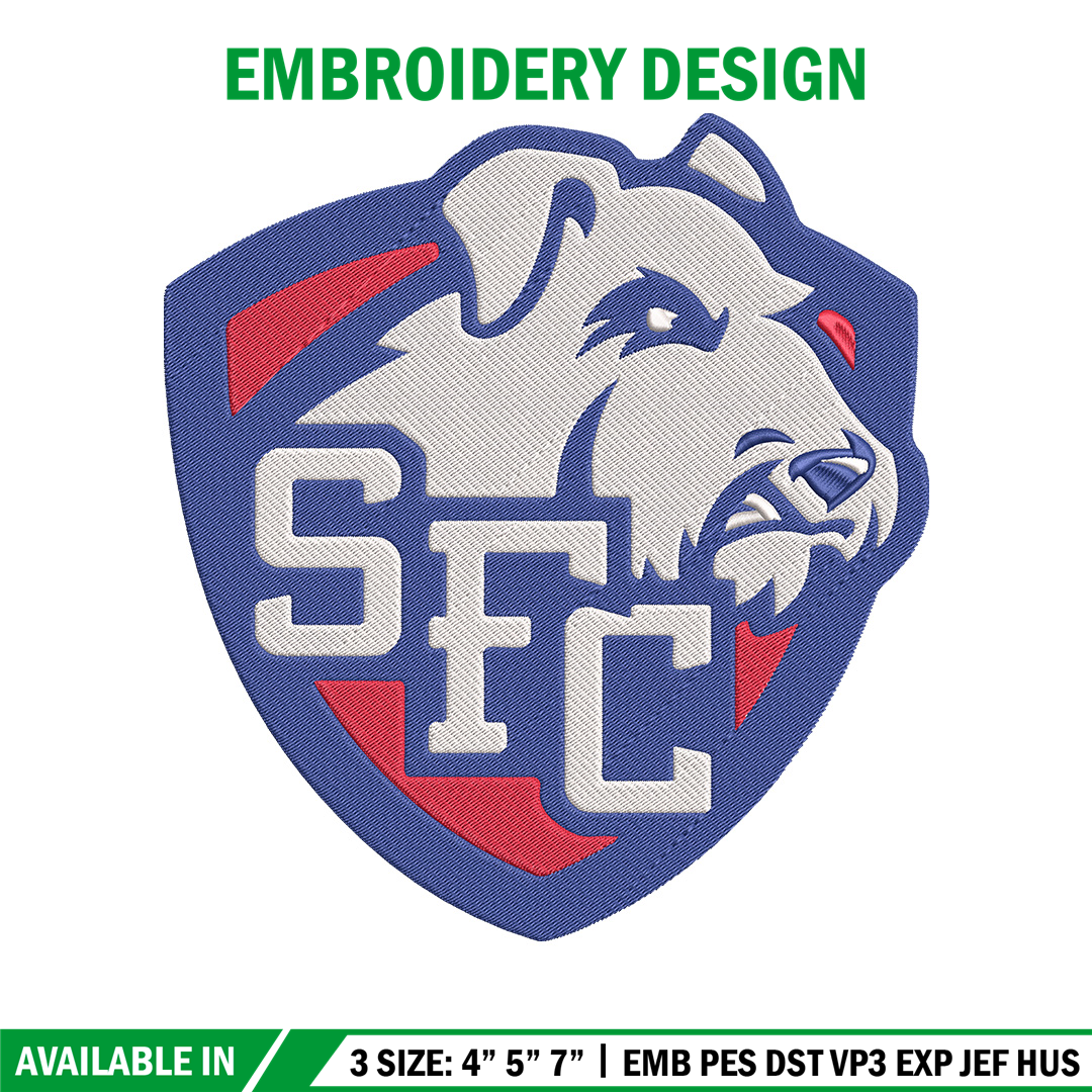 St. Francis College logo embroidery design, NCAA embroidery, | Inspire ...
