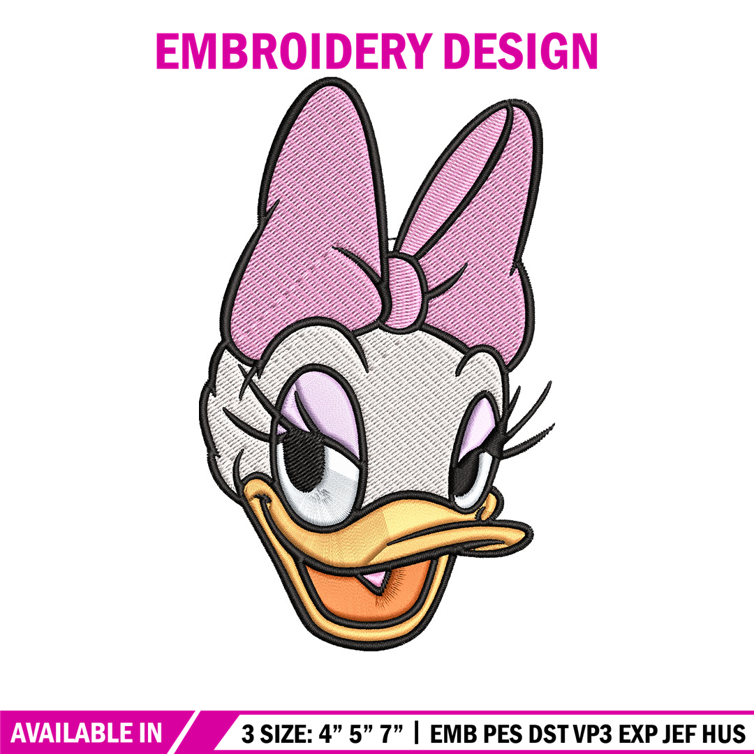 Daisy Duck Embroidery Design, Disney Embroidery, Embroidery | Inspire ...
