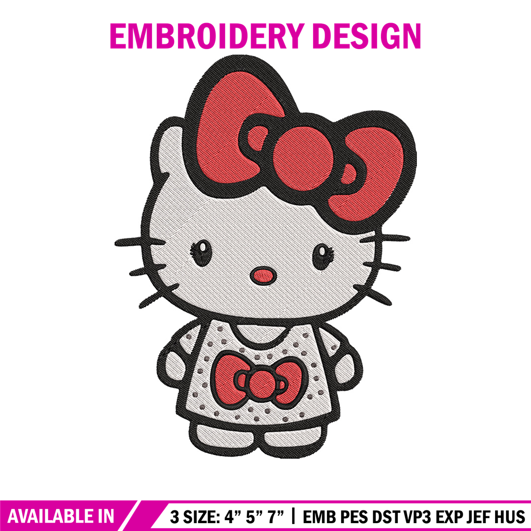 Hello kitty cute Embroidery Design,Hello kitty Embroidery,Em | Inspire ...