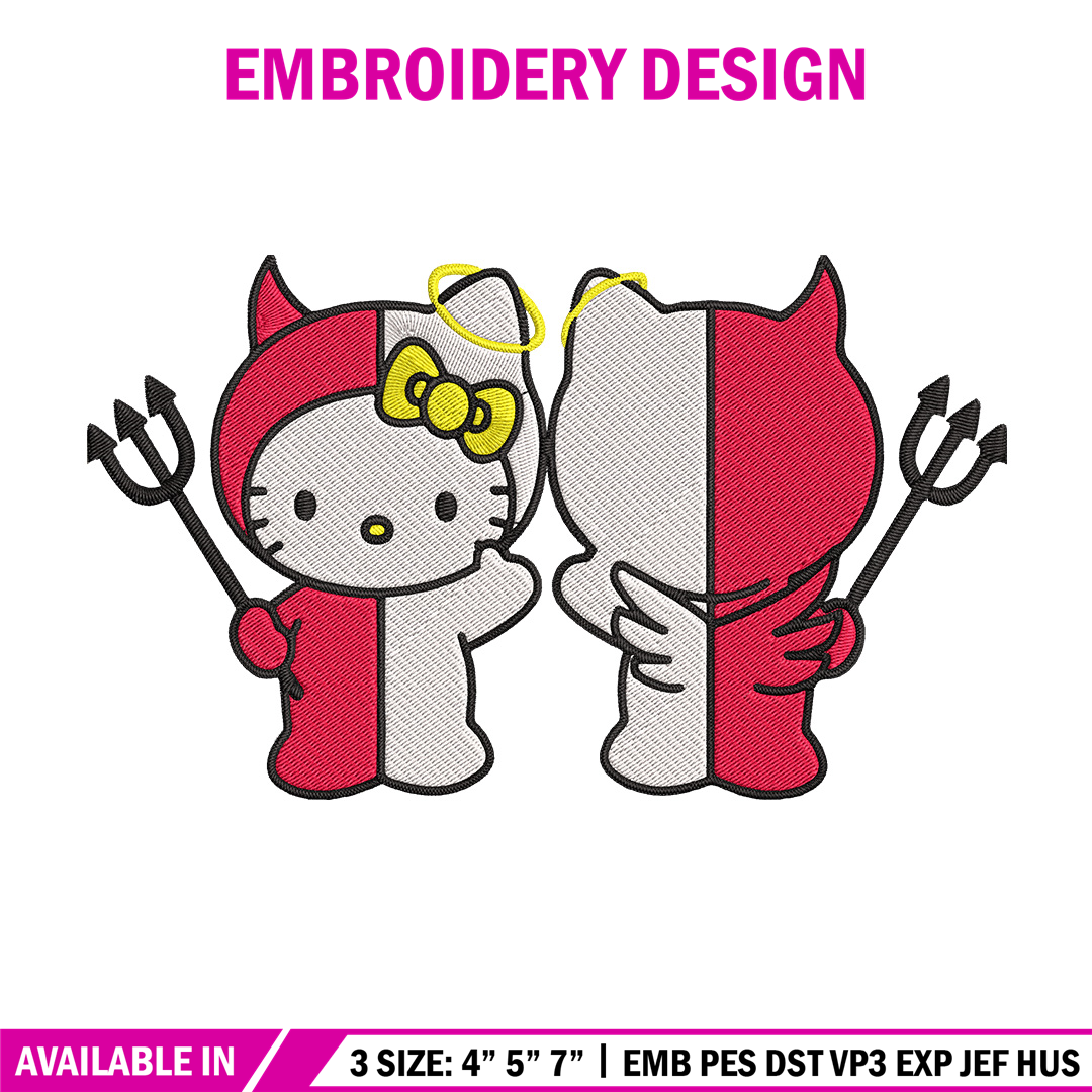 Hello kitty demon Embroidery Design,Hello kitty Embroidery,E | Inspire ...