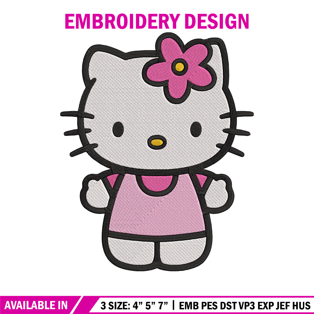 Hello kitty Embroidery Design, Hello kitty Embroidery, Embro | Inspire ...