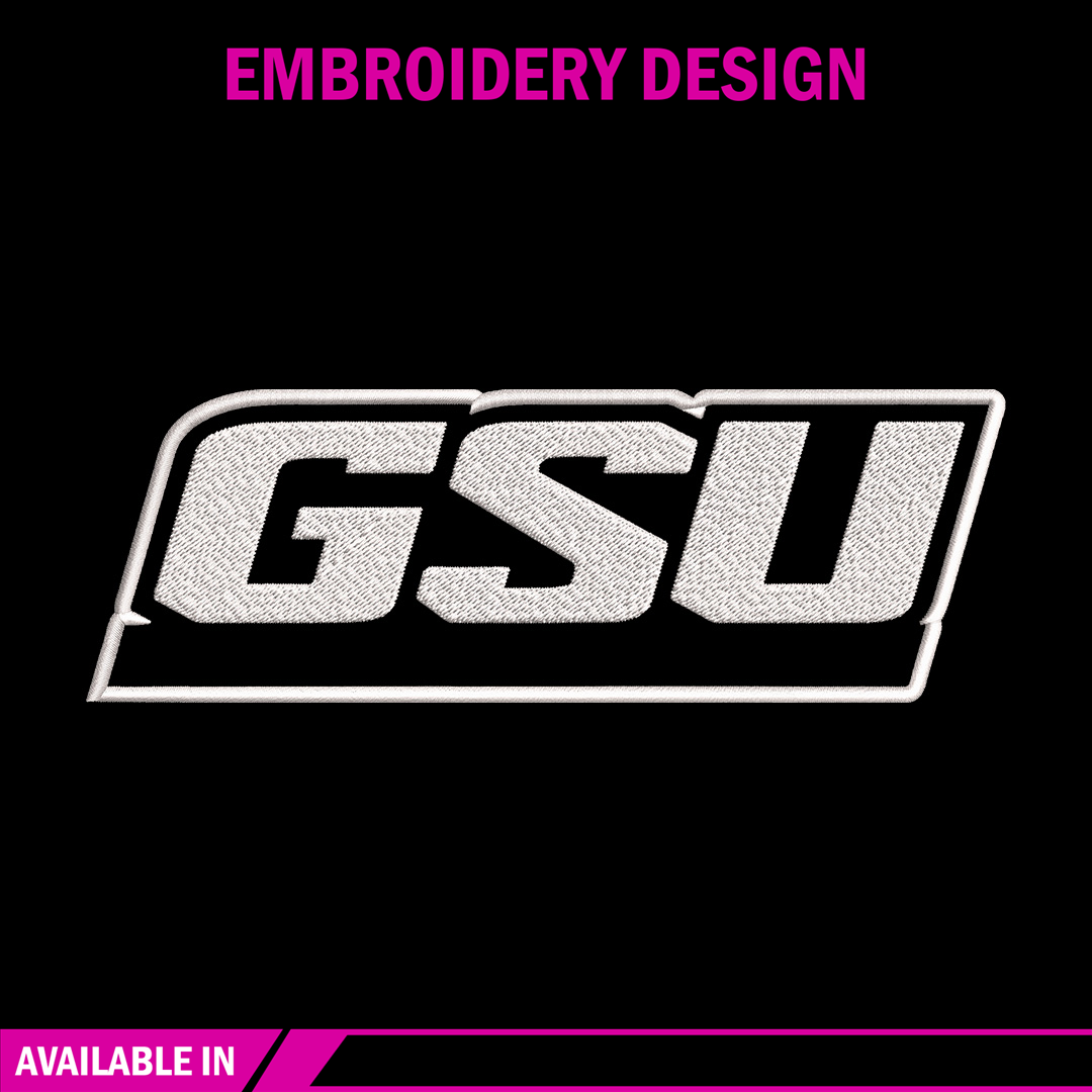 Georgia State logo embroidery design, NCAA embroidery, Sport | Inspire ...