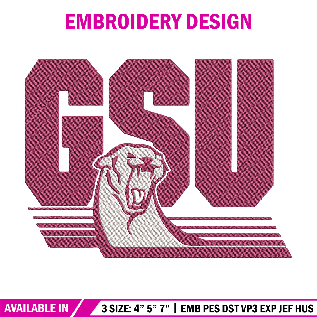 Georgia State logo embroidery design, NCAA embroidery, Sport | Inspire ...