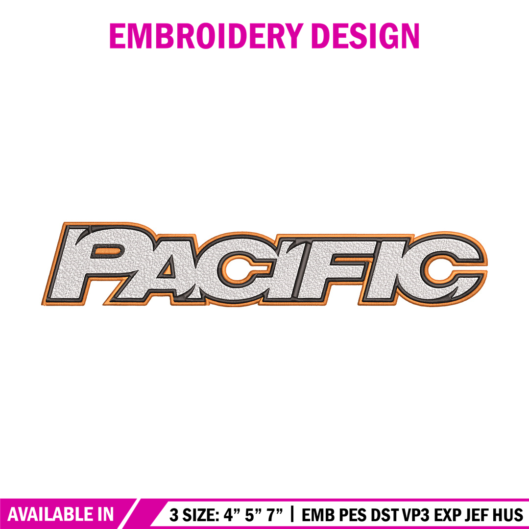 Pacific Tigers logo embroidery design, NCAA embroidery, Spor | Inspire ...