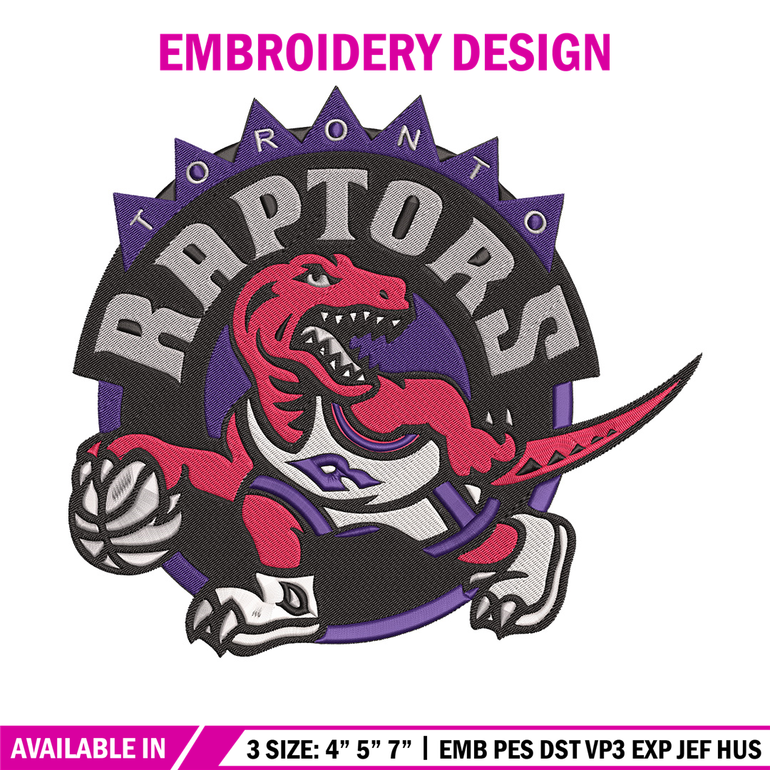 Toronto Raptors mascot embroidery design, NBA embroidery, Sp | Inspire ...