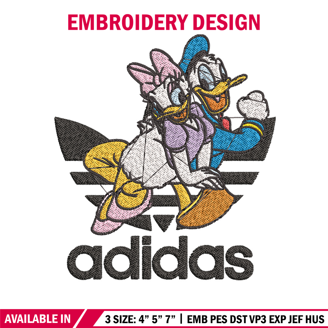 Daisy x duck adidas Embroidery Design, Adidas Embroidery, Br - Inspire ...