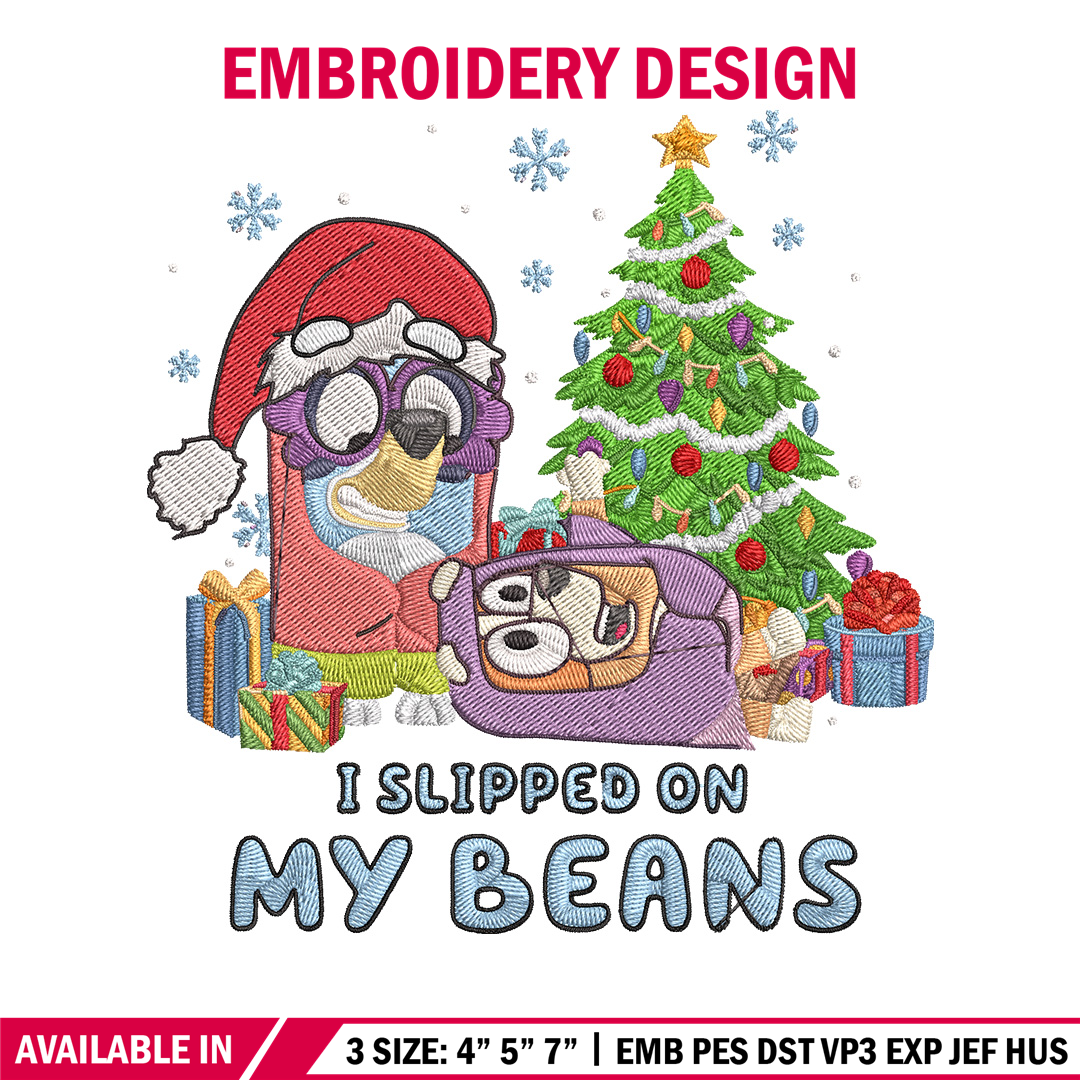 I Slipped On My Beans Embroidery Design, Bluey Embroidery, E | Inspire ...