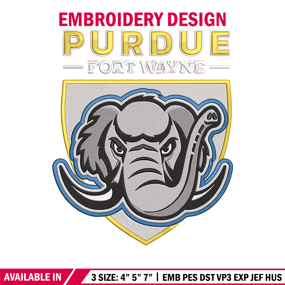Purdue University logo embroidery design, NCAA embroidery,Sp | Inspire ...
