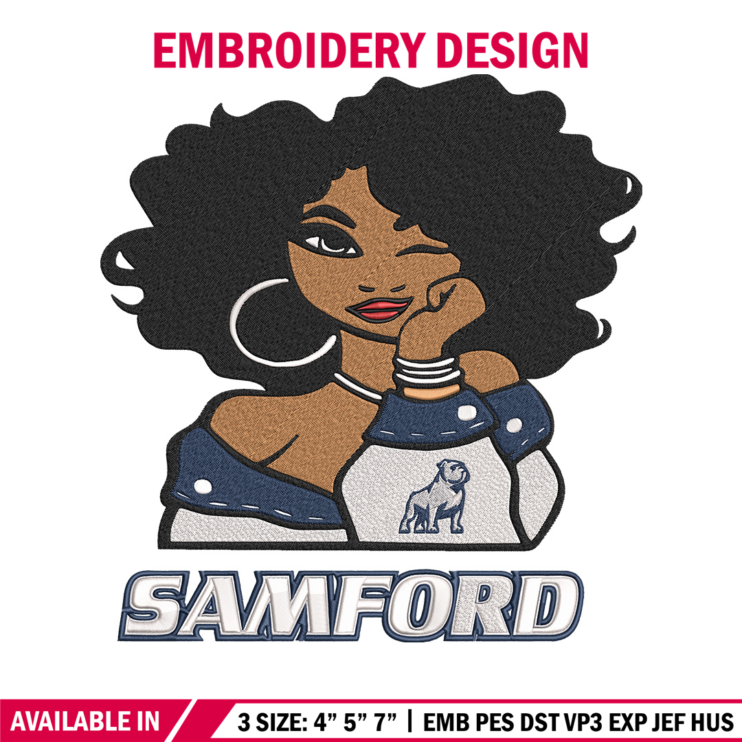 Samford University girl embroidery design, NCAA embroidery, | Inspire ...