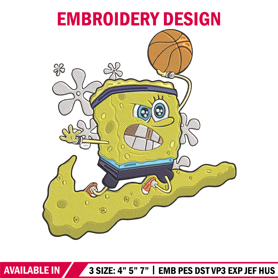 Spongebob nike Embroidery Design, Spongebob Embroidery, Embr | Inspire ...