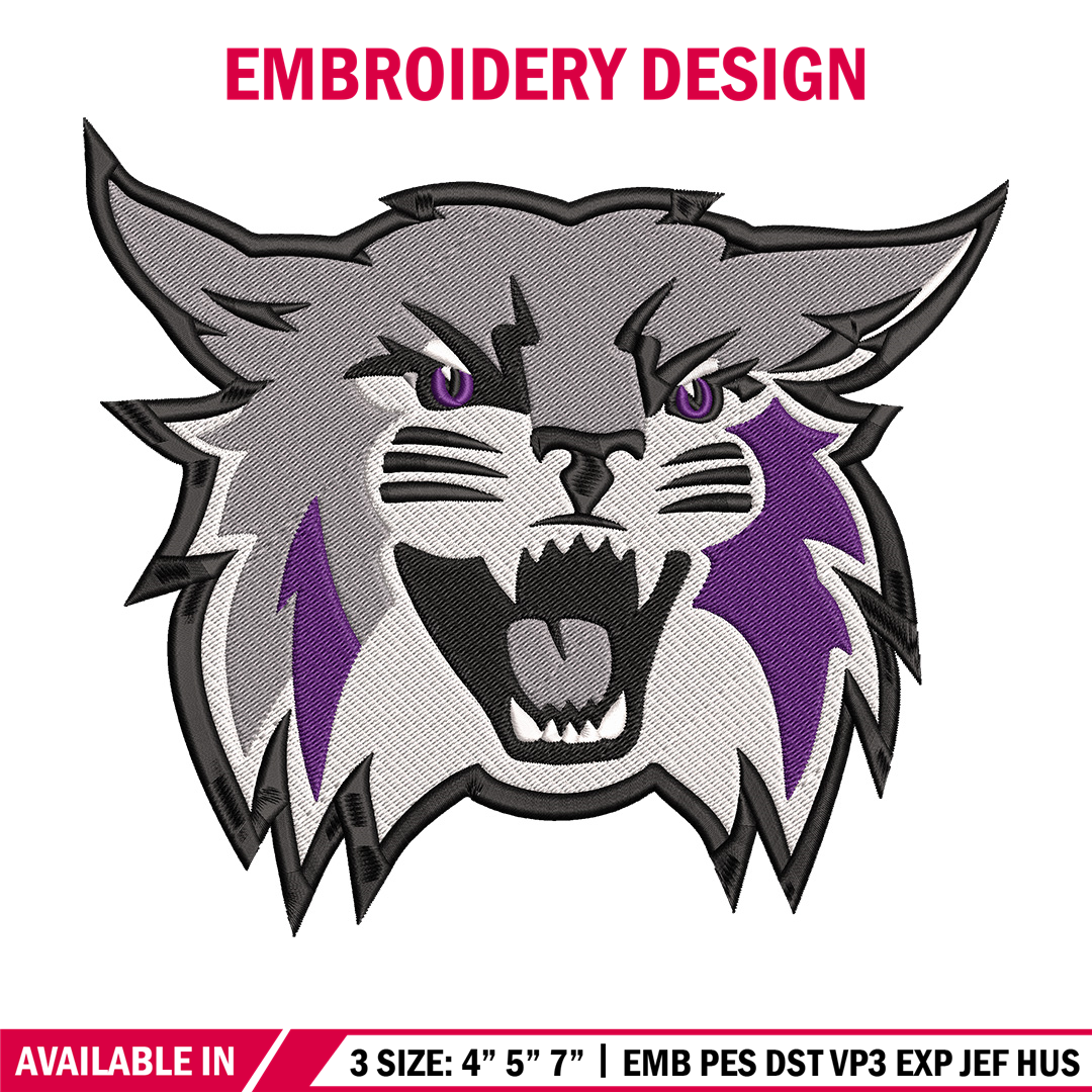 Weber State mascot embroidery design, NCAA embroidery, Sport | Inspire ...