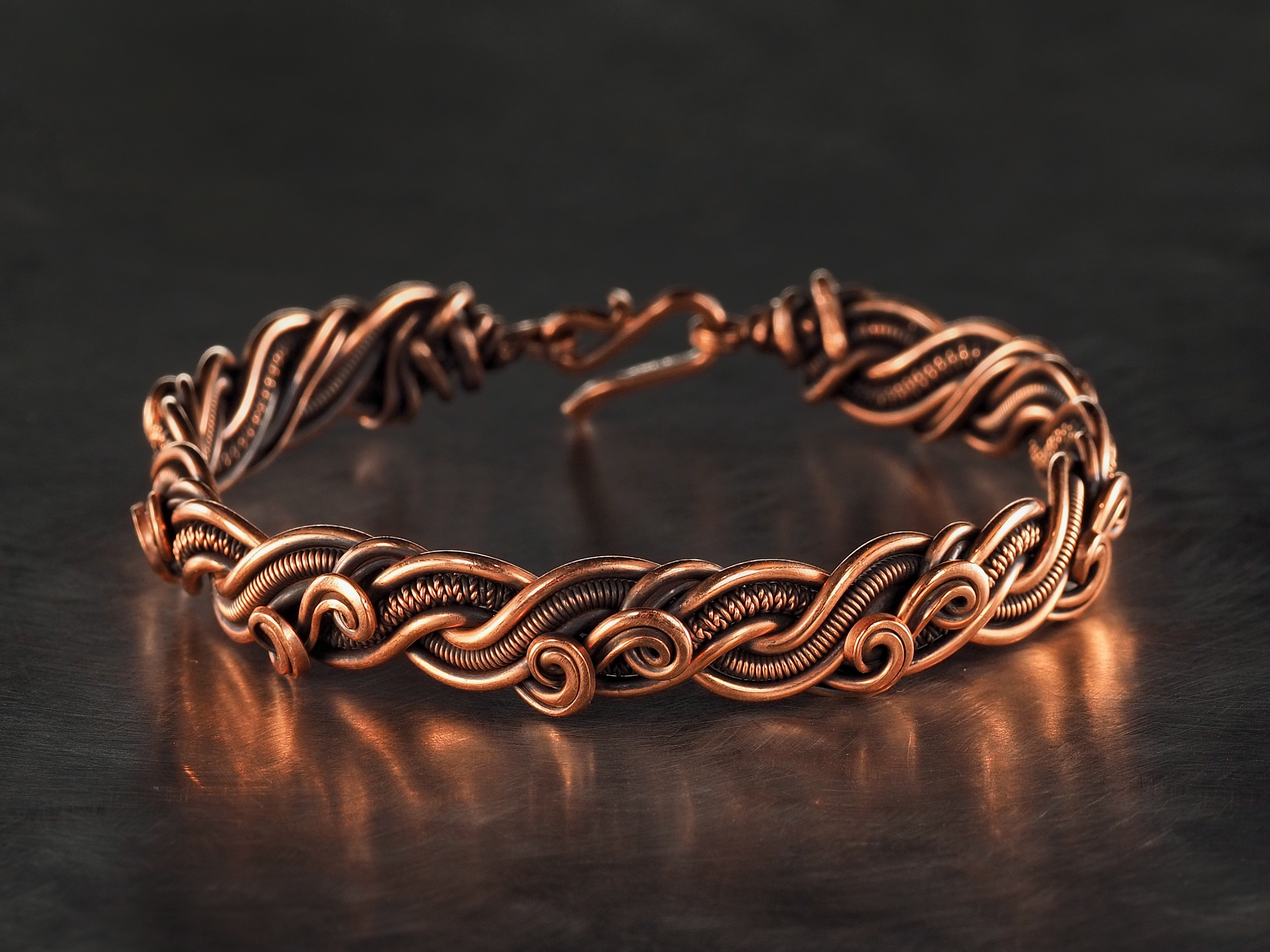 Copper wire wrapped bracelet for woman | Inspire Uplift