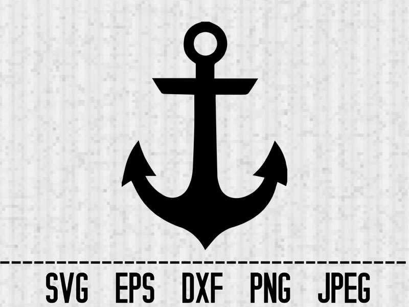 Anchor SVG Anchor PNG Anchor Cricut Anchor design Template S | Inspire ...
