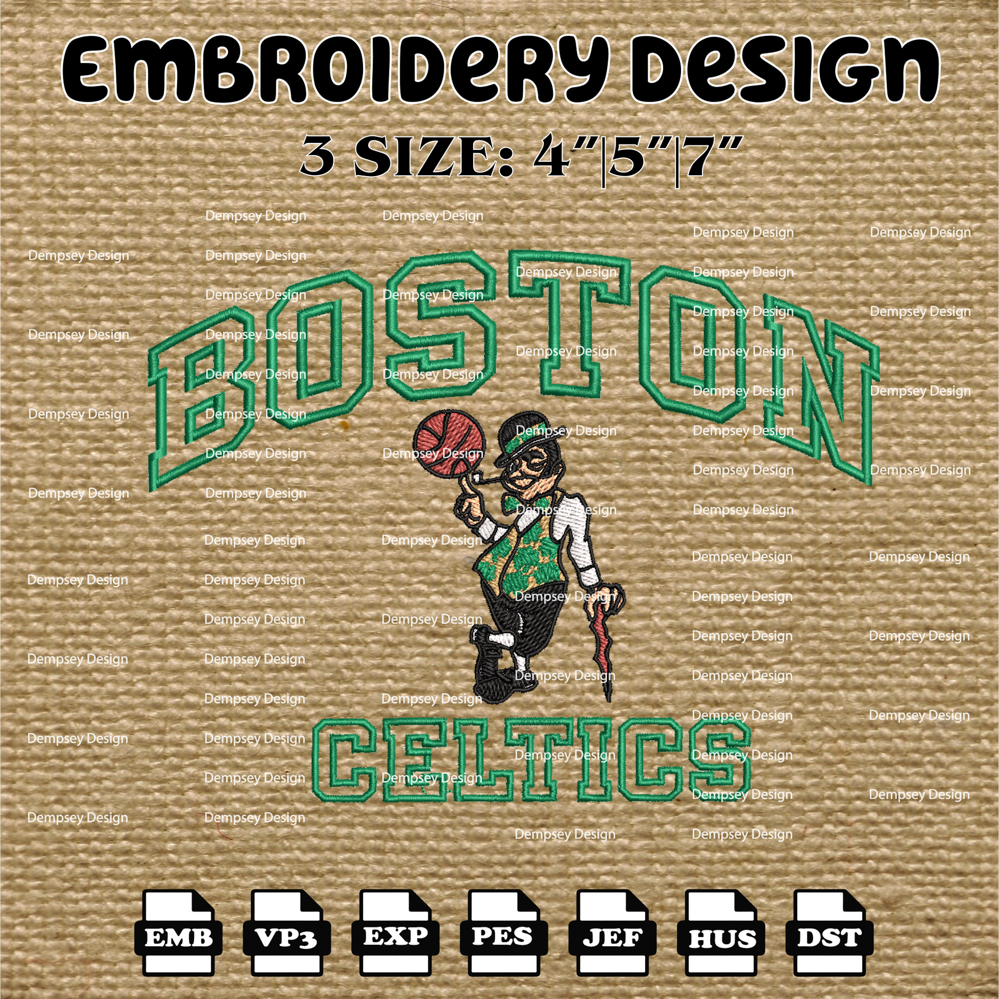NBA Boston Celtics Embroidery Designs, NBA Boston Celtics Em | Inspire ...