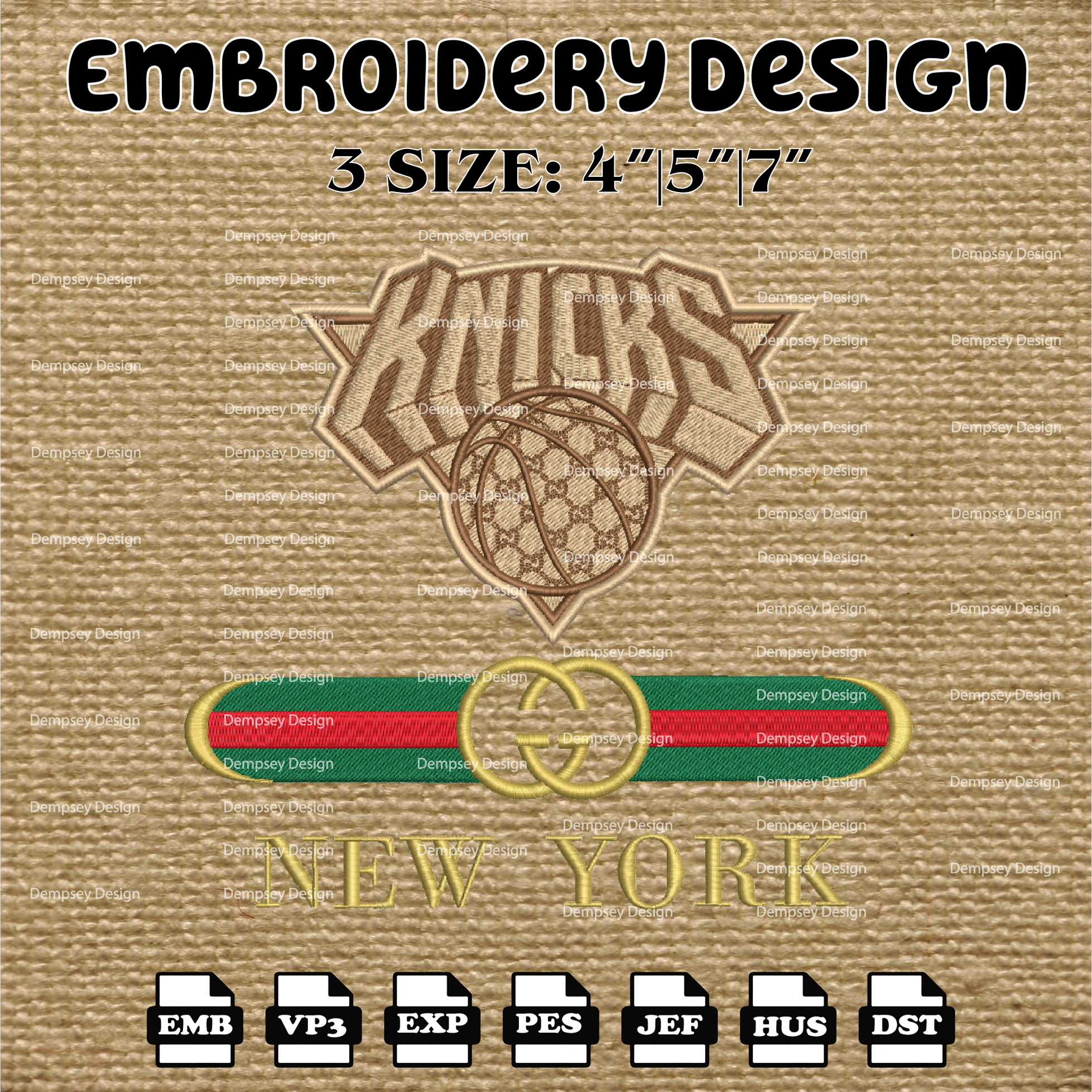 NBA New York Knicks Gucci Embroidery Design, NBA Knicks Embr | Inspire ...