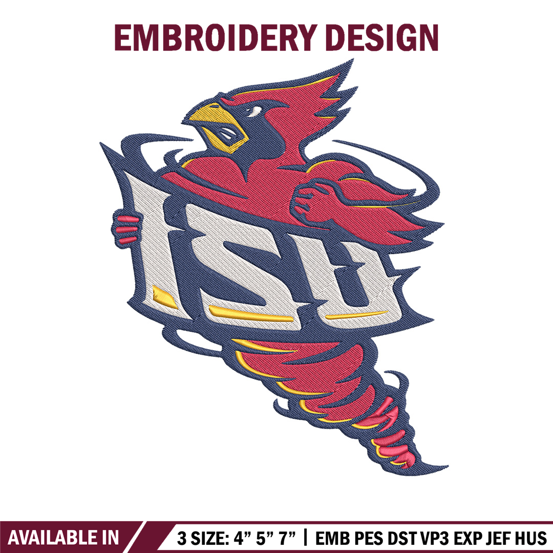 Iowa State University logo embroidery design, NCAA embroider | Inspire ...