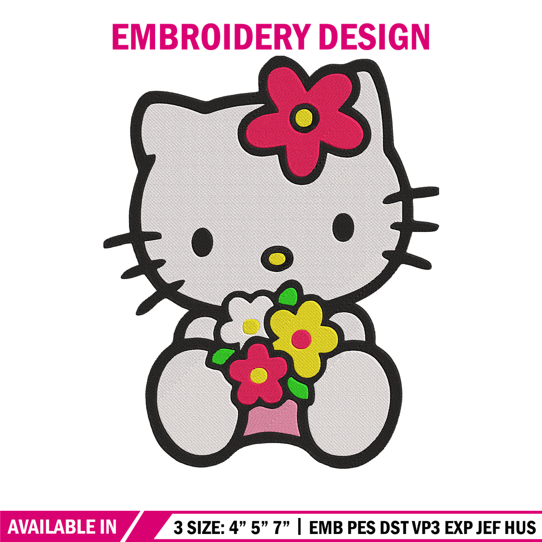 Hello kitty Embroidery Design, Hello kitty Embroidery, Embro | Inspire ...