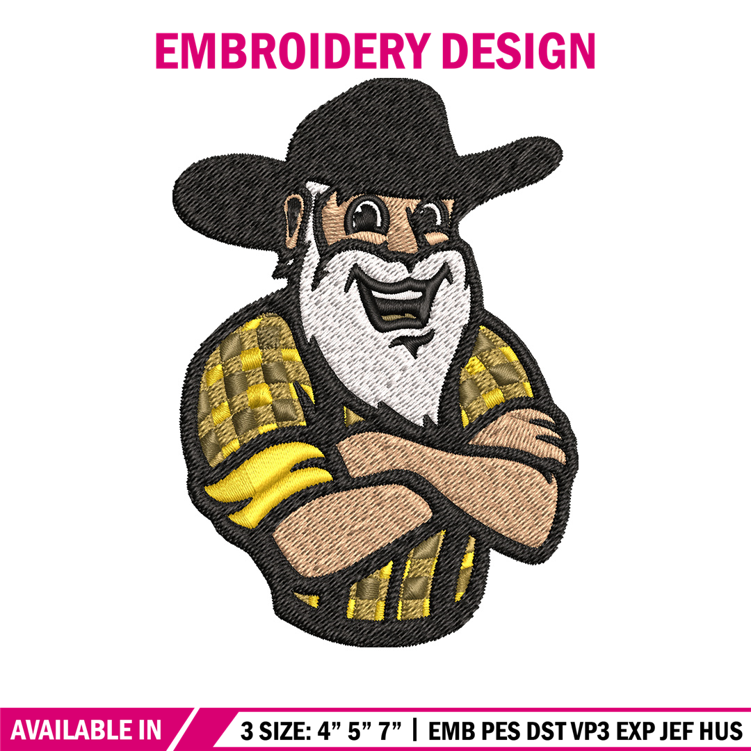 Appalachian State logo embroidery design, NCAA embroidery, S | Inspire ...