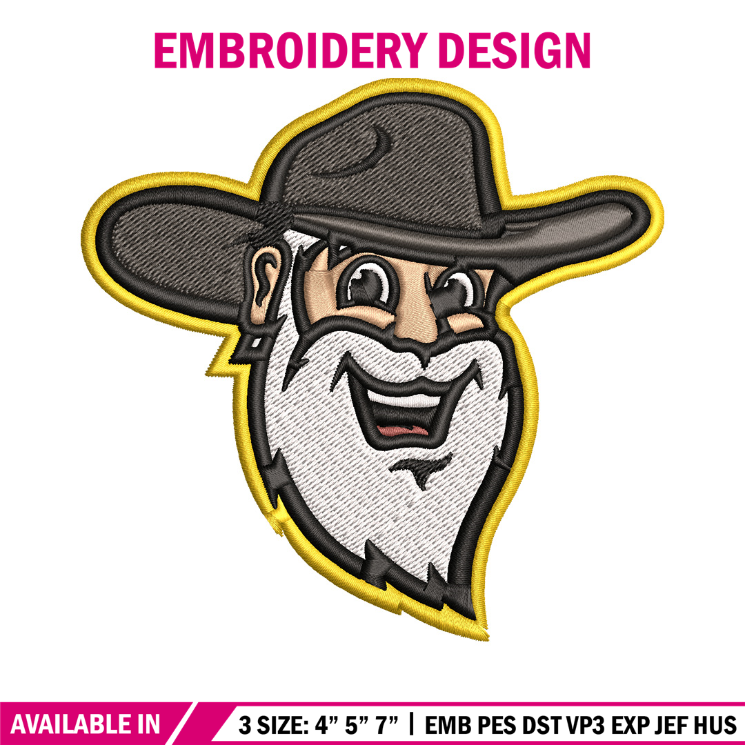 Appalachian State logo embroidery design, Sport embroidery, | Inspire ...