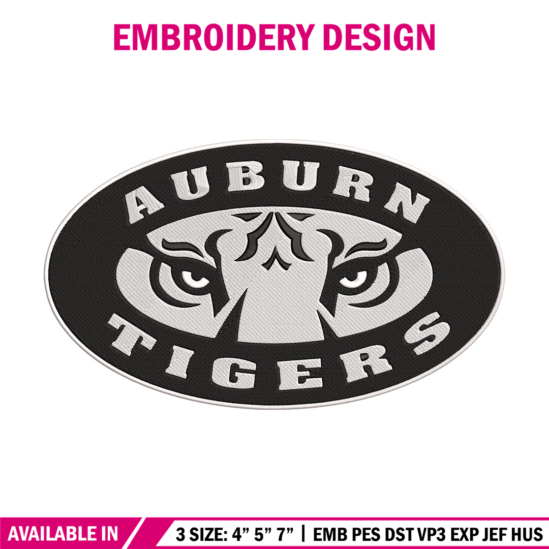 Auburn Tigers logo embroidery design, NCAA embroidery,Sport | Inspire ...