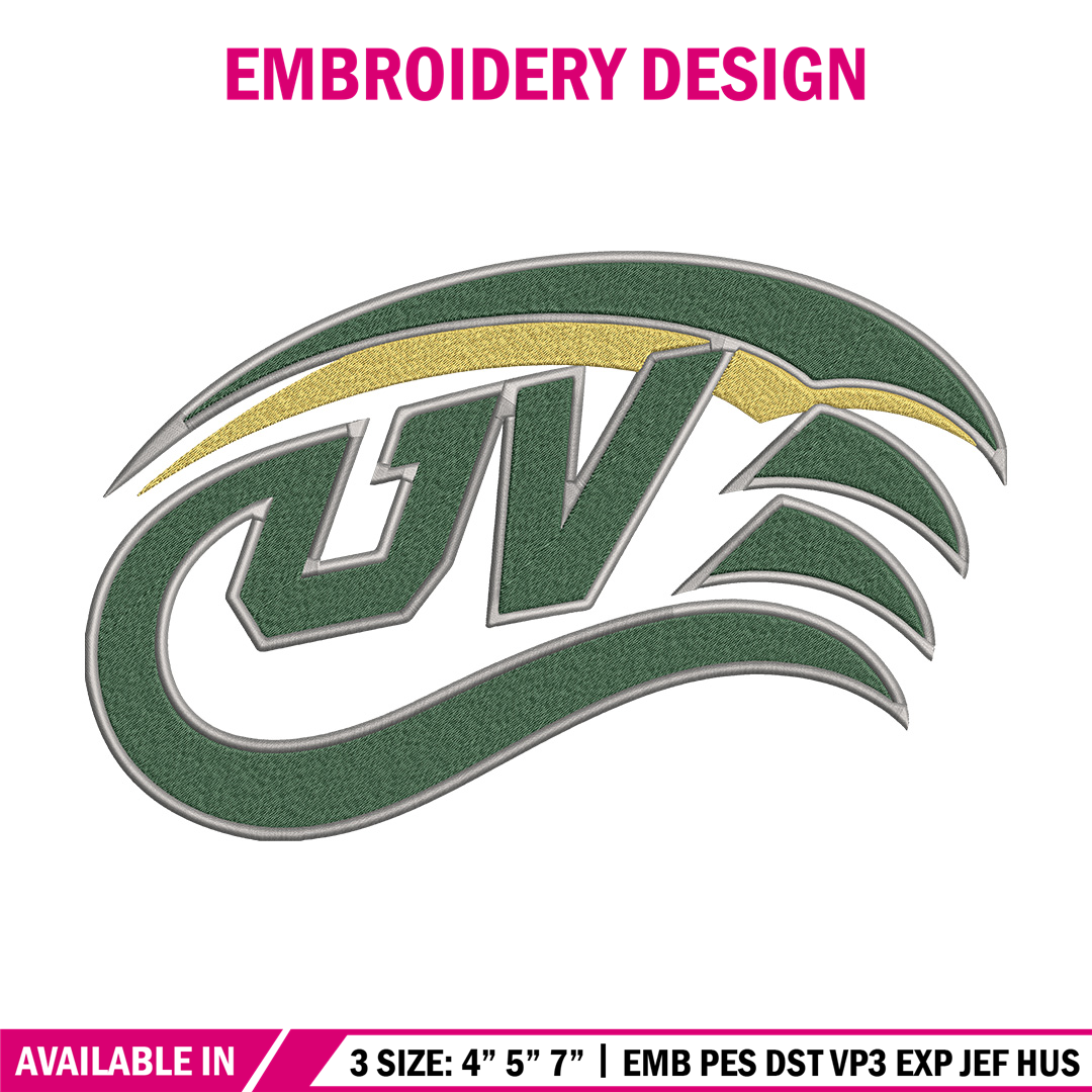 Utah Valley Wolverines logo embroidery design, NCAA embroide | Inspire ...