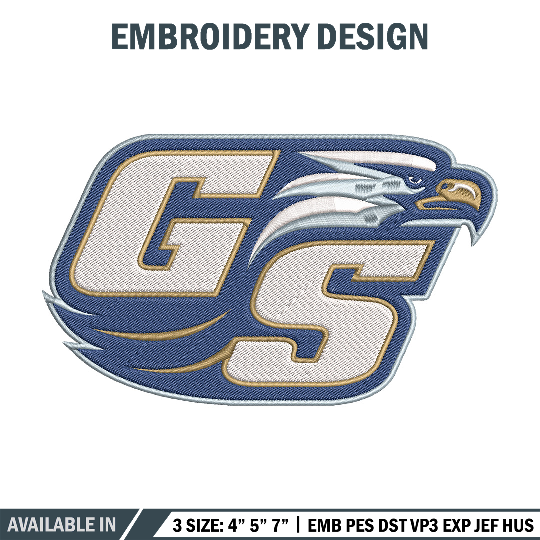 Georgia Southern logo embroidery design, NCAA embroidery, Sp | Inspire ...