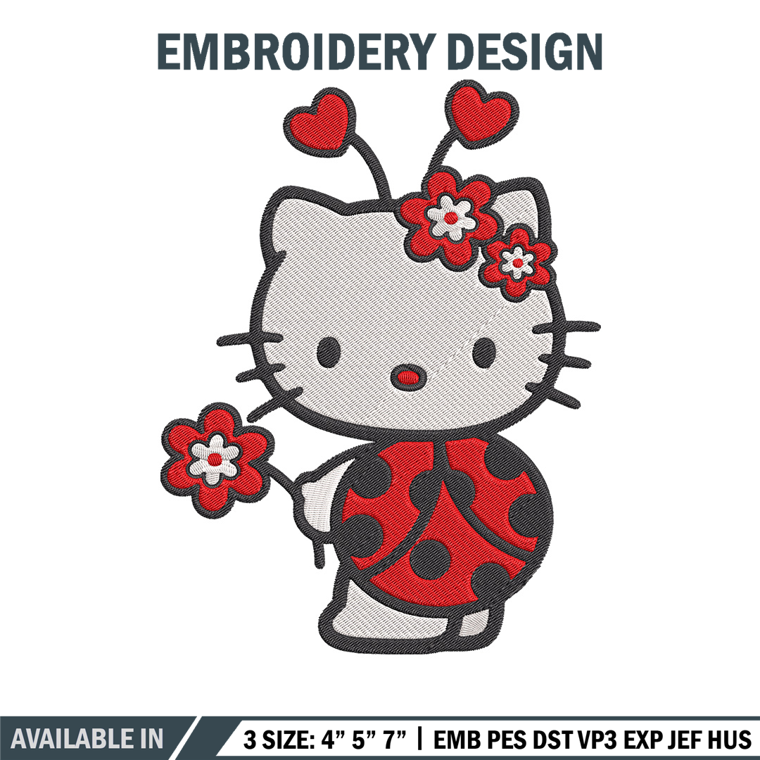 Hello kitty cute Embroidery Design, Hello kitty Embroidery,E | Inspire ...