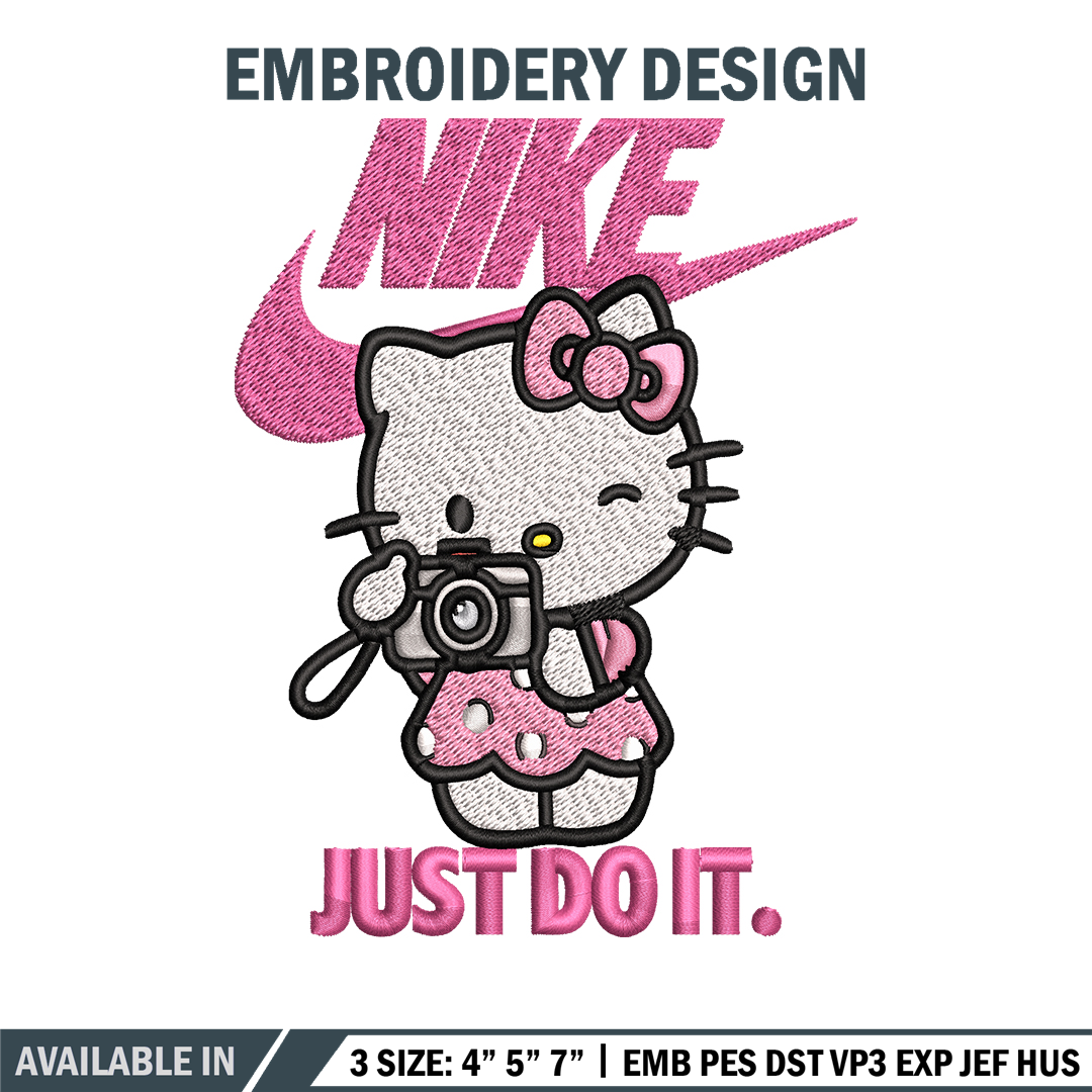 Hello kitty Nike Embroidery design, hello kitty cartoon, Emb | Inspire ...