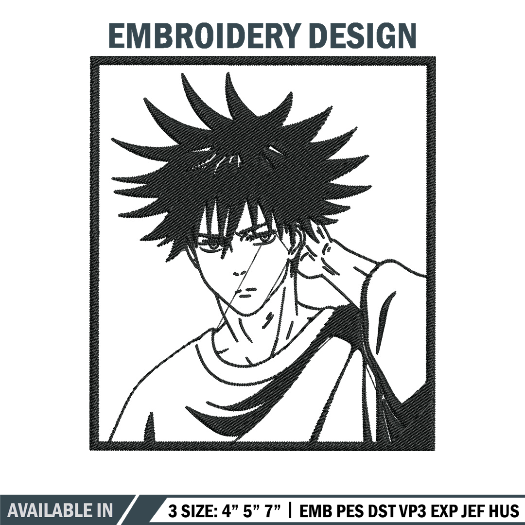 Megumi box Embroidery Design, Jujutsu Embroidery, Embroidery | Inspire ...