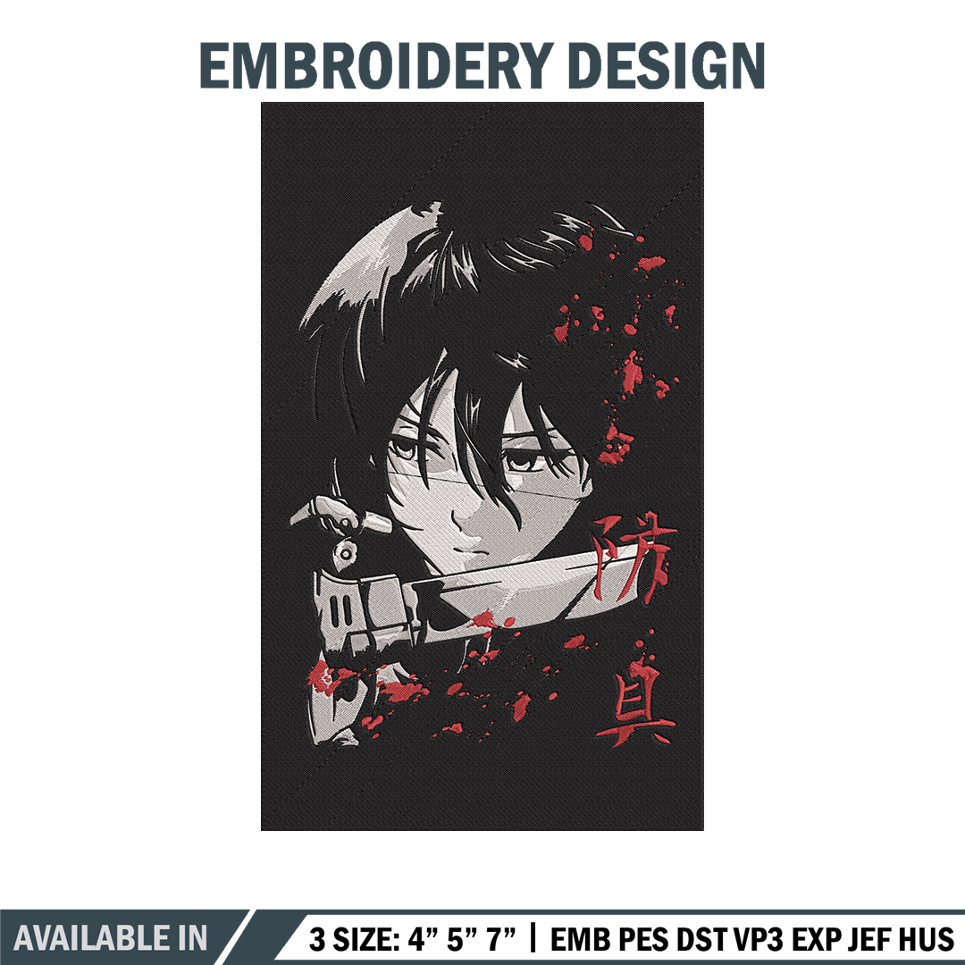 Mikasa poster Embroidery Design, Aot Embroidery, Embroidery | Inspire ...