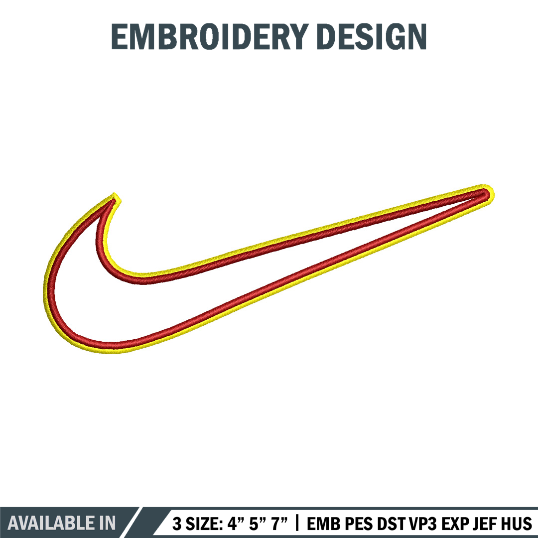 Nike logo embroidery design, Logo embroidery, Nike design, E | Inspire ...