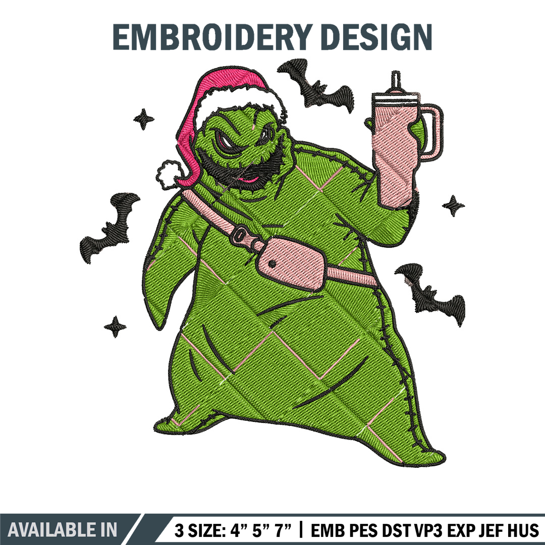 Oogie Boogie Embroidery Design, Chrismas Embroidery, Embroid | Inspire ...