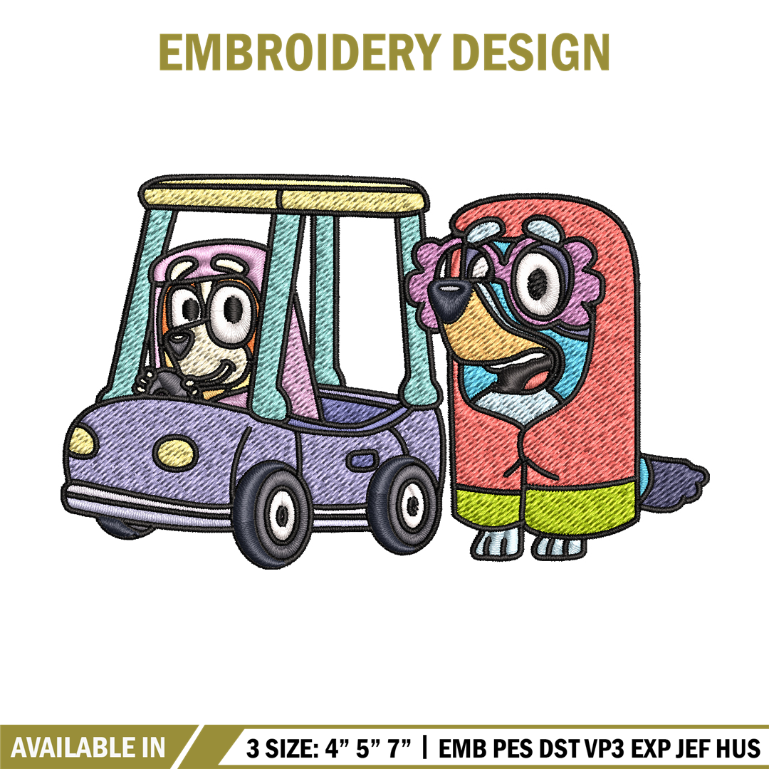 Bluey bingo Embroidery design, Bluey Embroidery, Embroidery | Inspire ...