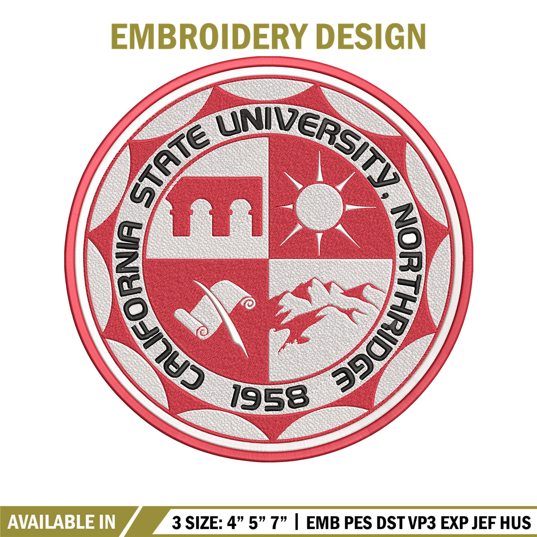 California State logo embroidery design,Sport embroidery, lo - Inspire ...