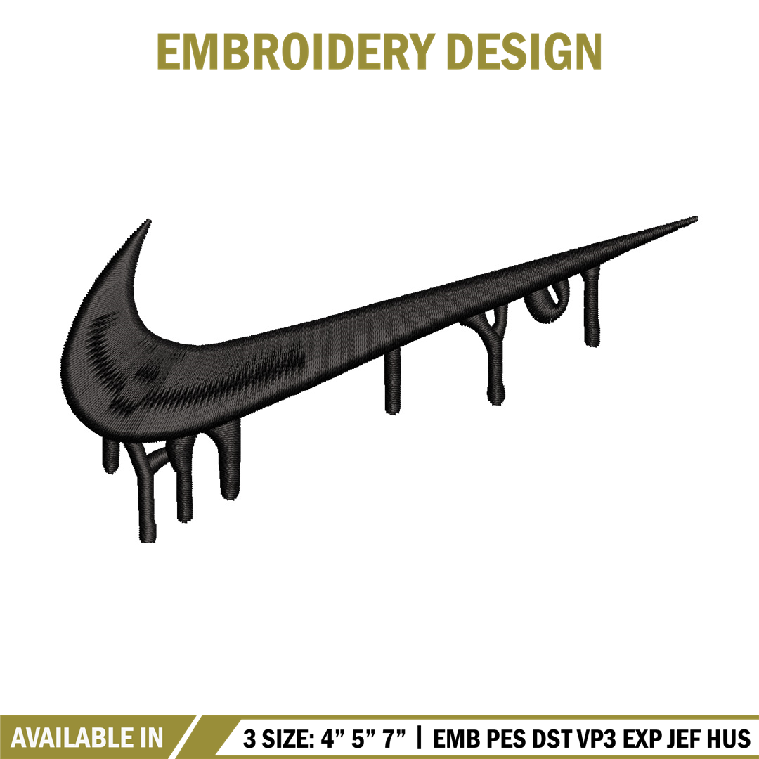 Nike logo embroidery design, Nike embroidery, Nike design, E | Inspire ...