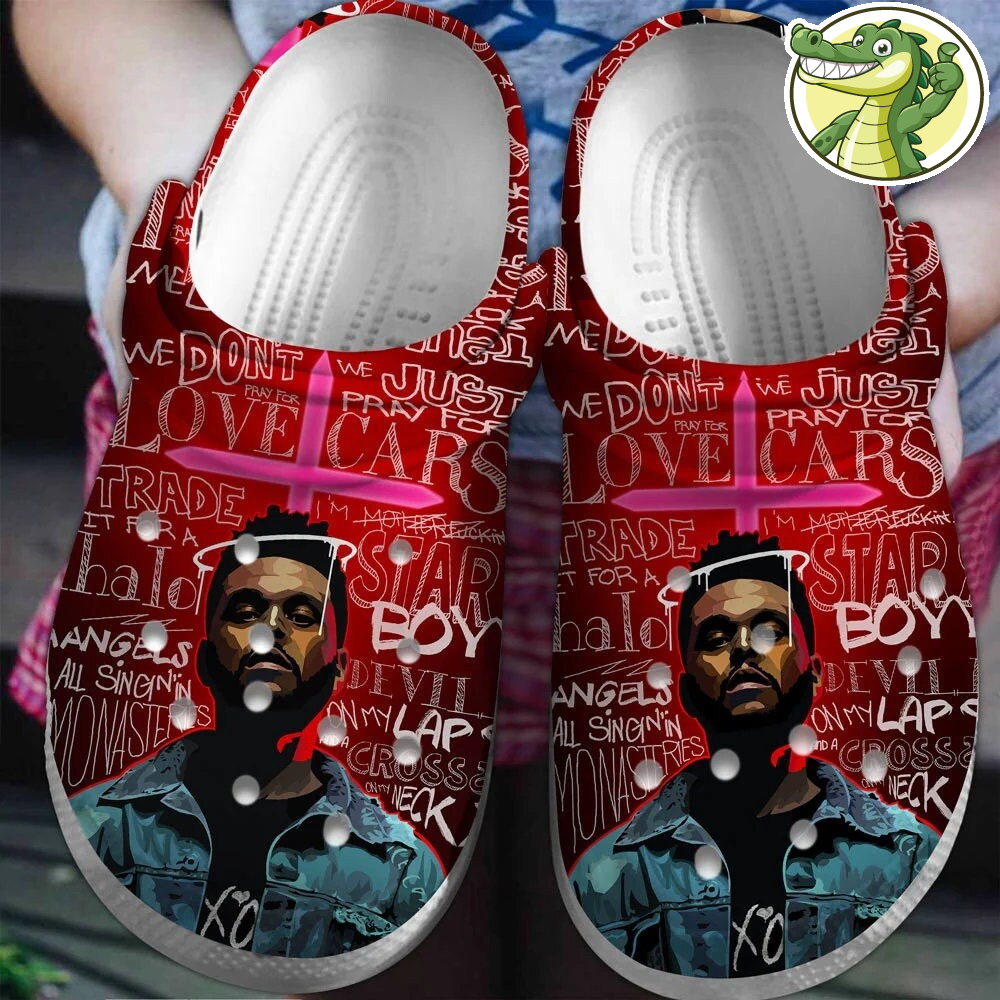 Custom The Weeknd Music Crocs Shoes, Crocs Clog Custom | Inspire Uplift