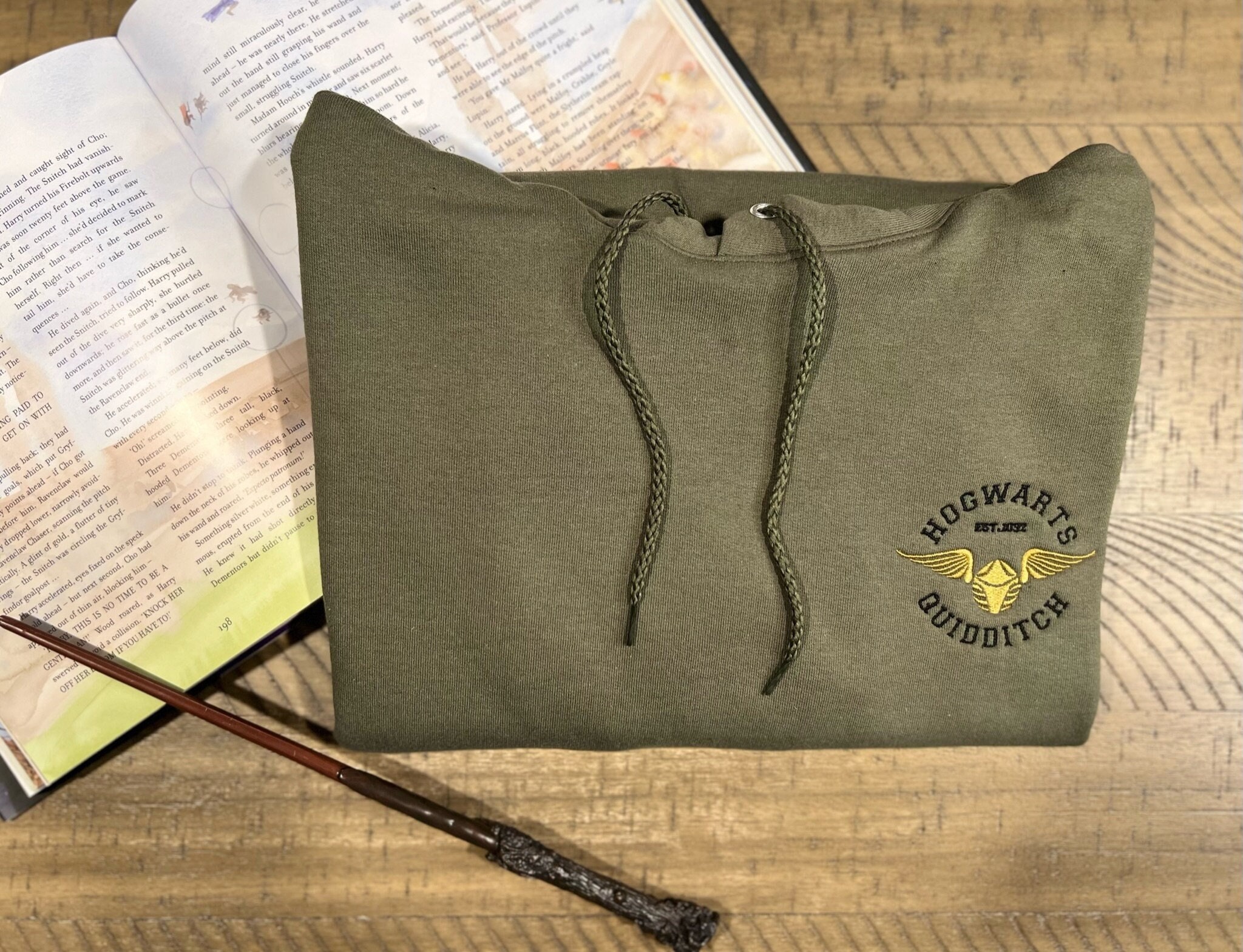 Wizard Sports, Wizard Embroidered Crewneck, Magic Hoodie | Inspire Uplift