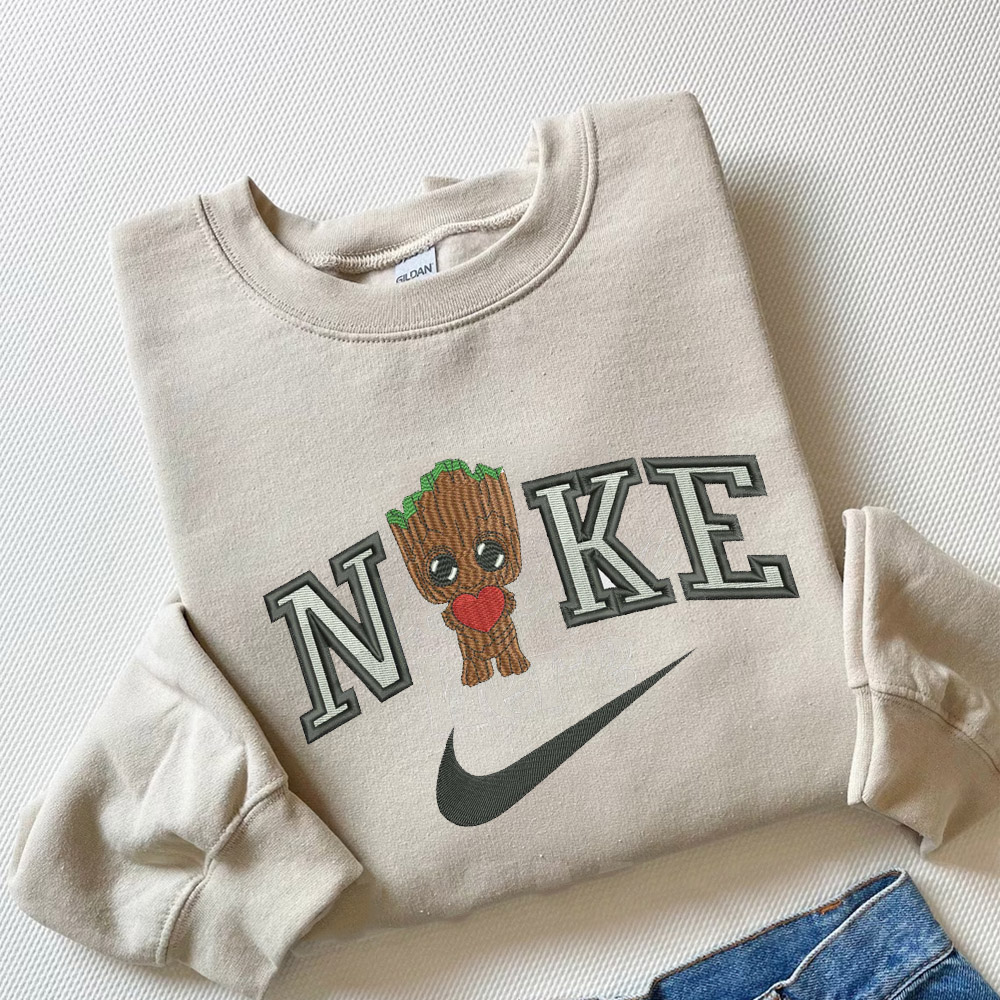 Nike Baby Groot Star Wars Rogue Squadron Embroidered Sweatsh | Inspire ...