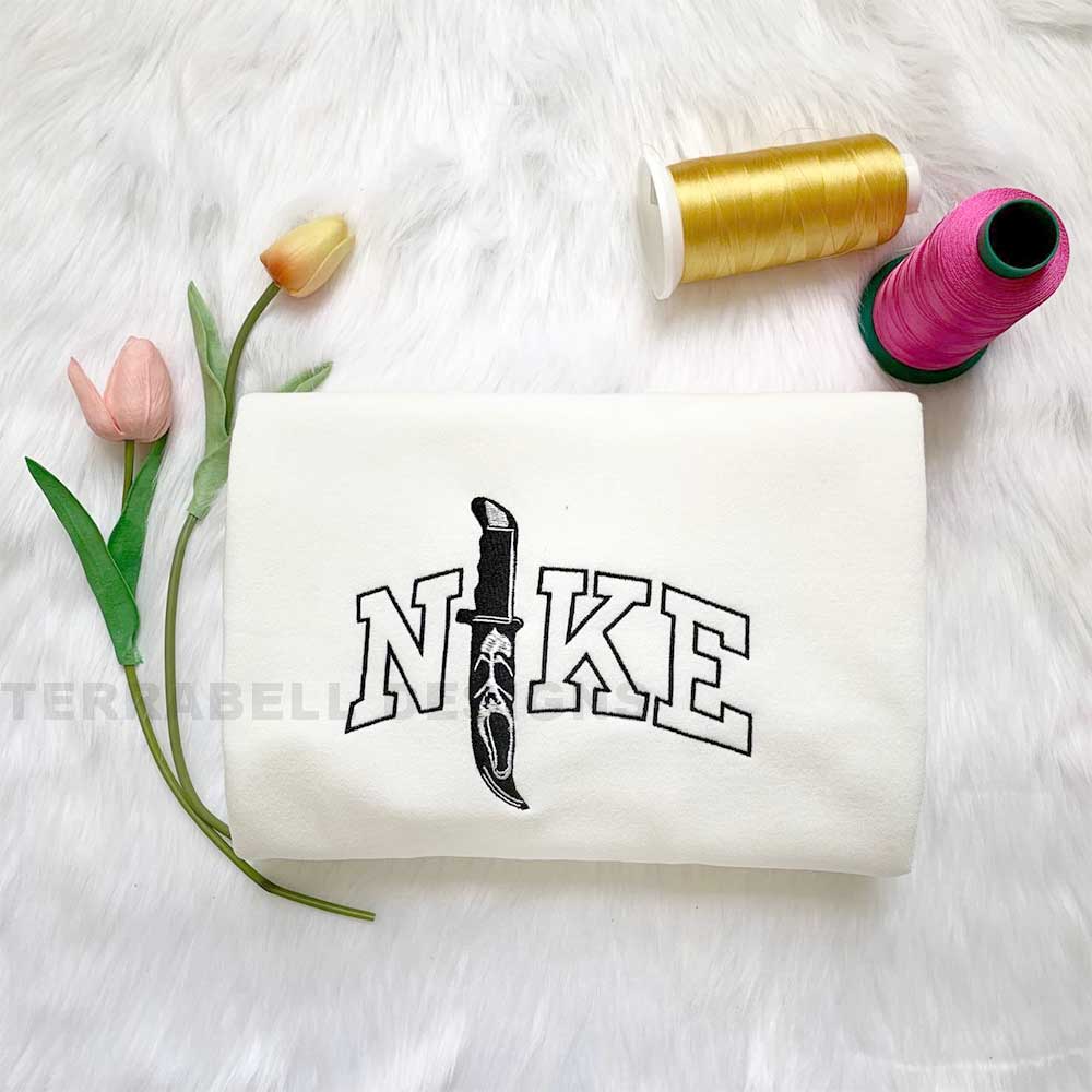 Nike Horror Chacrecter Ghostface Screem Halloween Embroidere | Inspire ...