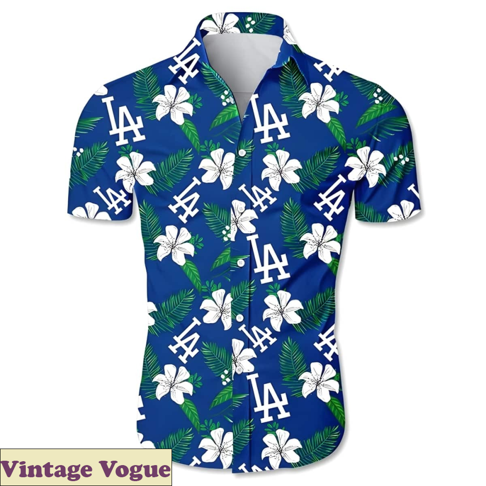LA Dodgers Aloha Shirt Gift For Baseball Fans | Inspire Uplift