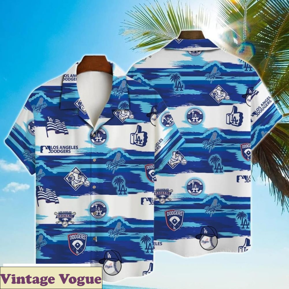 LA Dodgers Aloha Shirt 3D Print Gift For Men | Inspire Uplift