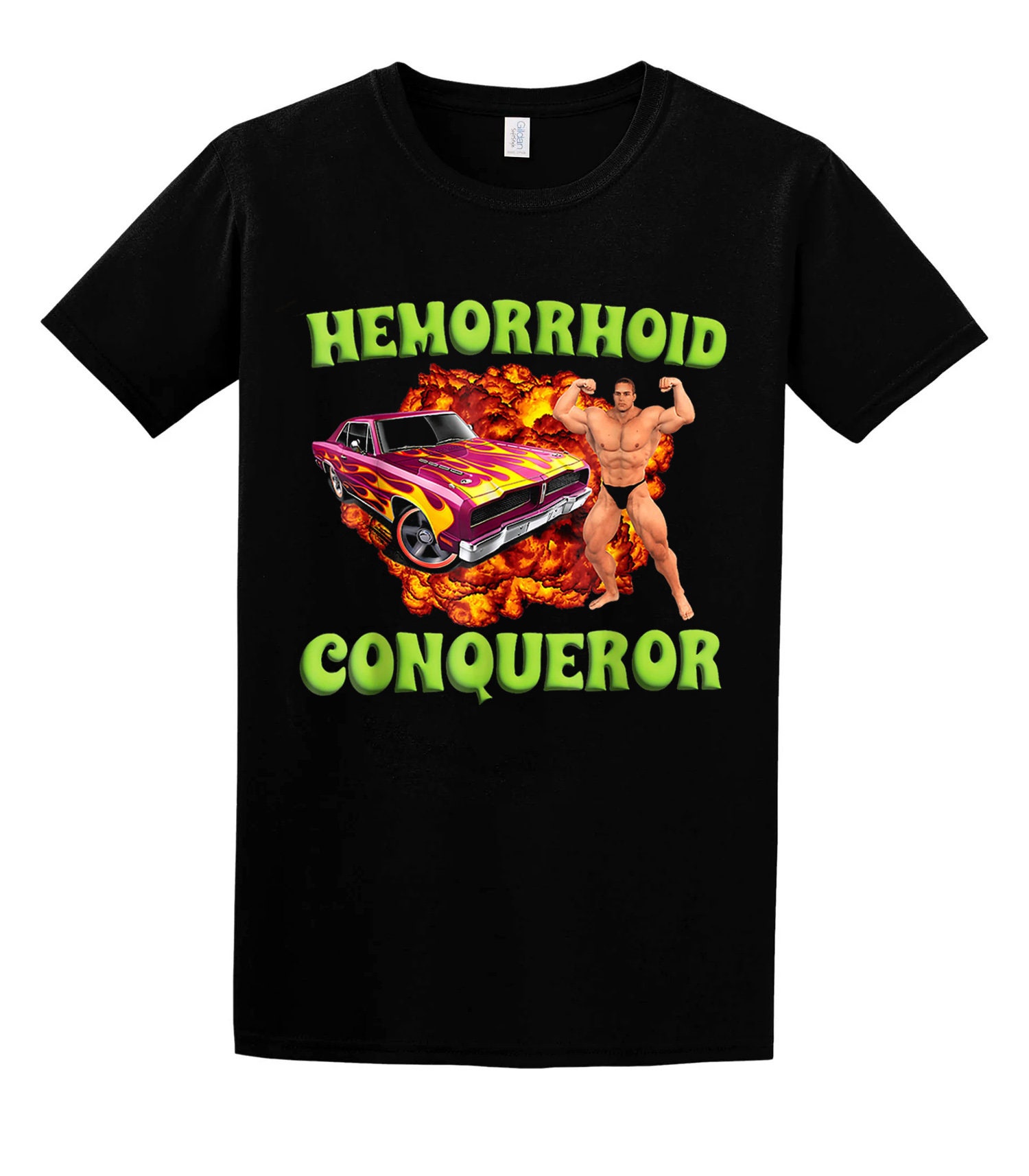 Hemorrhoid Conqueror Shirt, Hemorrhoid Conqueror Meme Shirt, | Inspire ...
